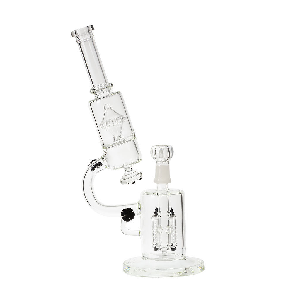 14" Microscope Rocket Perc Dome Perc Bong | Smoking Outlet