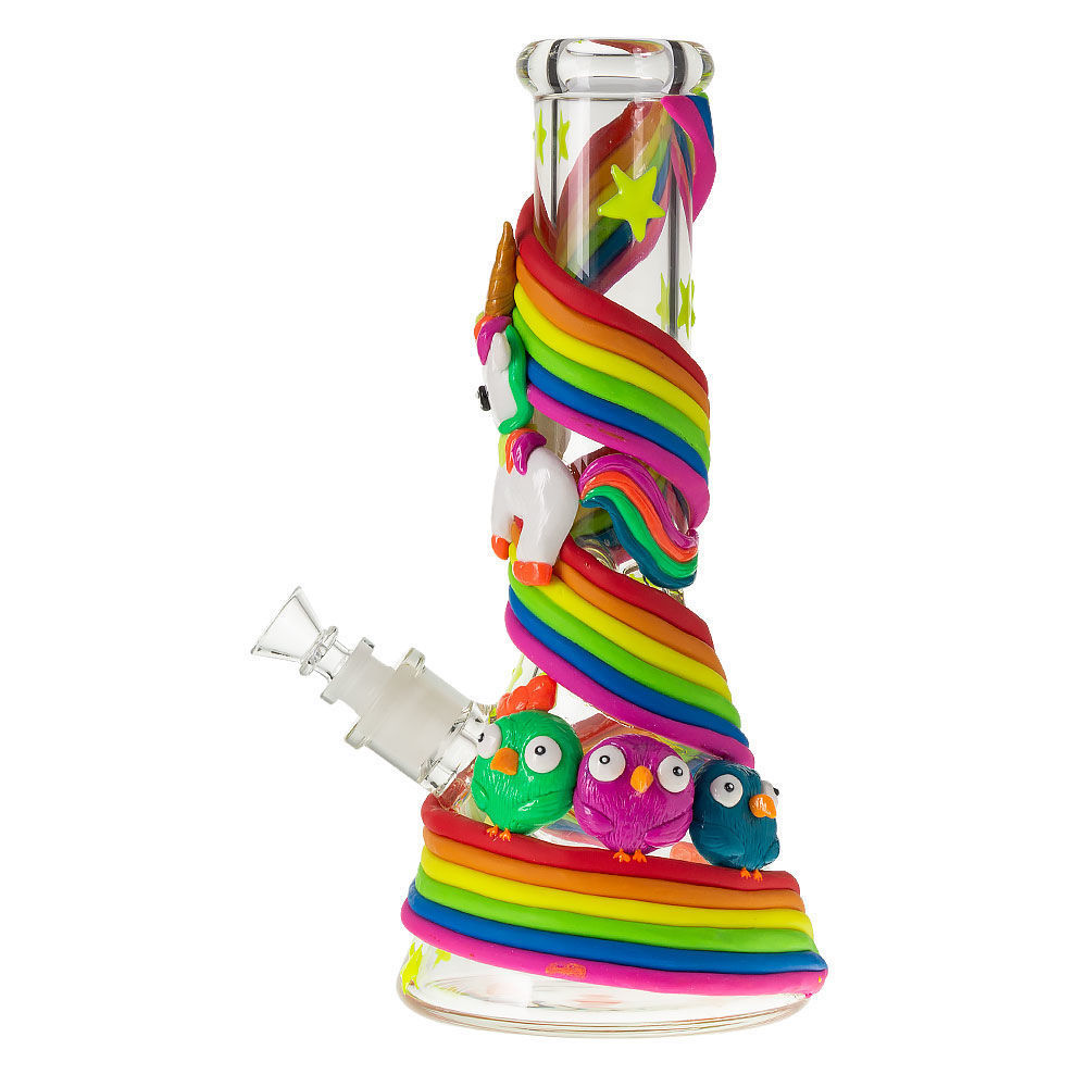 Unicorn Magic 12 Thick Glass Beaker Bong Smoking Outlet
