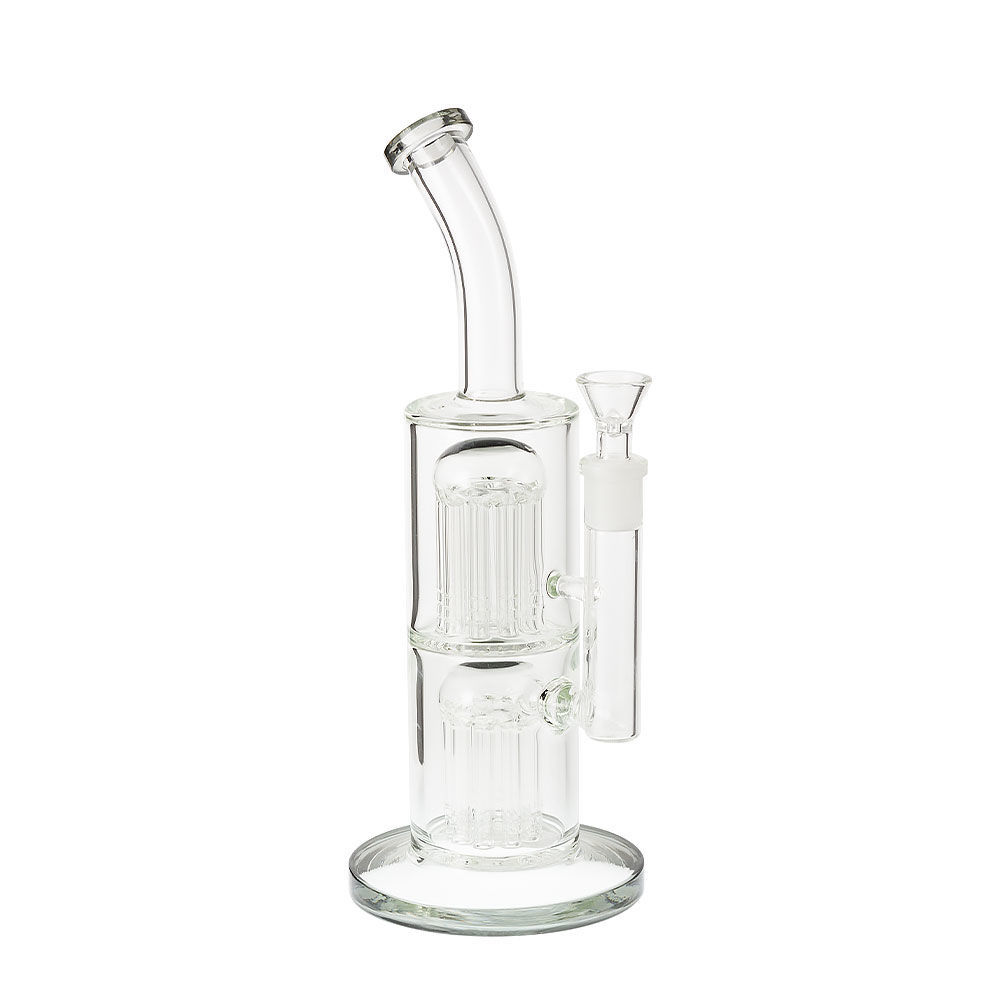 Tree Chiller – 10.5" Double Tree Perc Bong | Smoking Outlet