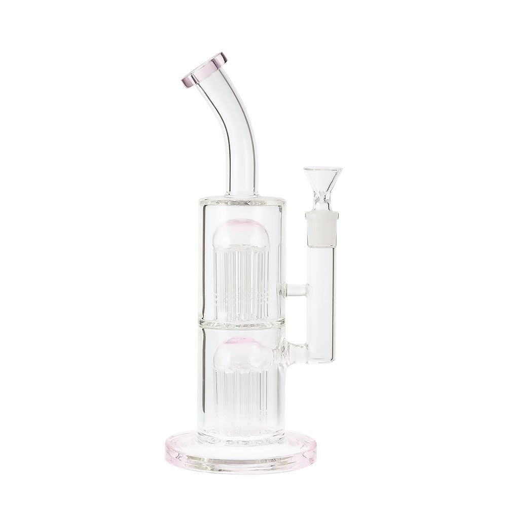 Tree Chiller – 10.5" Double Tree Perc Bong | Smoking Outlet