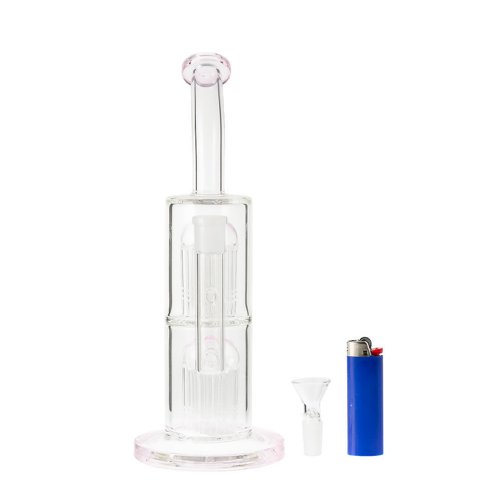 Tree Chiller – 10.5" Double Tree Perc Bong | Smoking Outlet