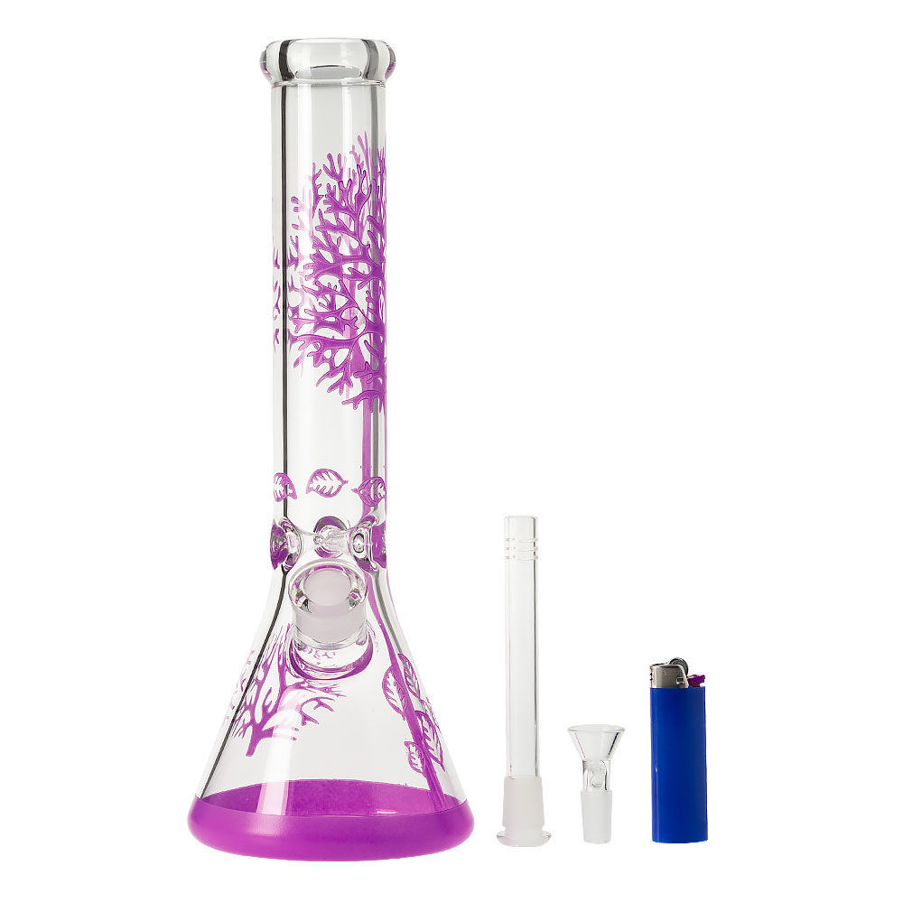 Tree of Life – 13.5" Glass Beaker Bong | Smoking Outlet