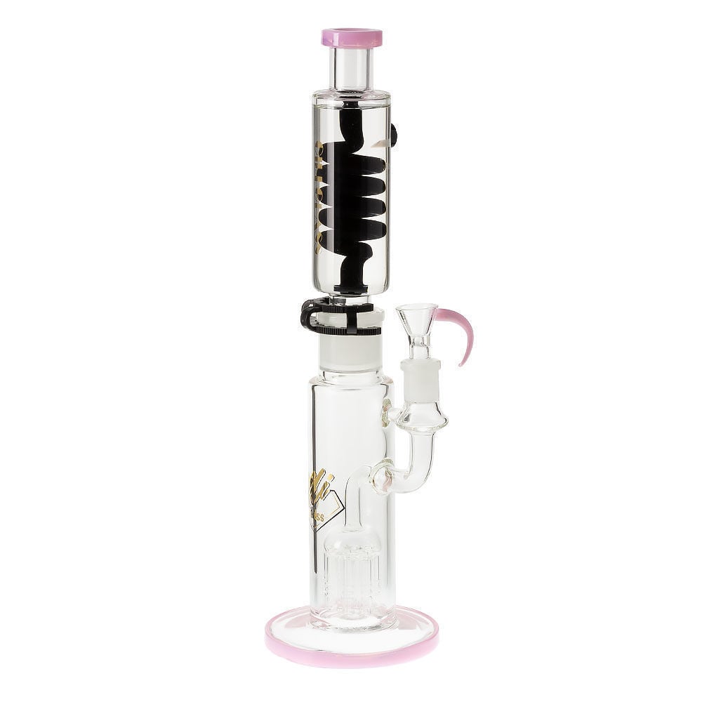 Gili Glass – Glycerin Coil 14.5" Cooling Bong | Smoking Outlet