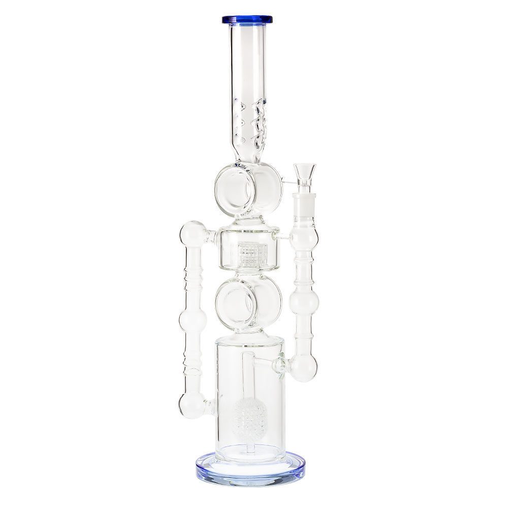 Dream Machine – 21" Fritted Perc Recycler Bong | Smoking Outlet