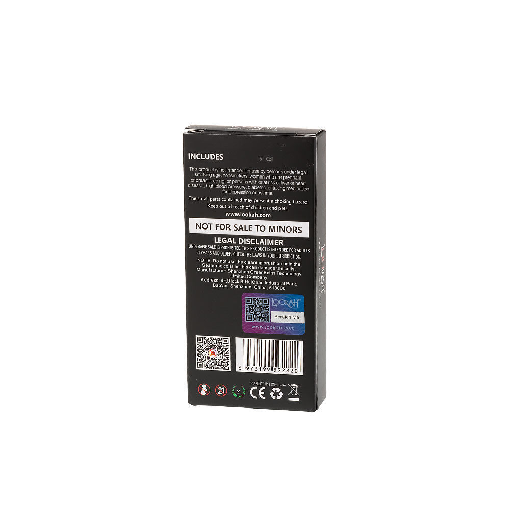 Lookah Seahorse – Ceramic Tube Coils 3pc | Smoking Outlet