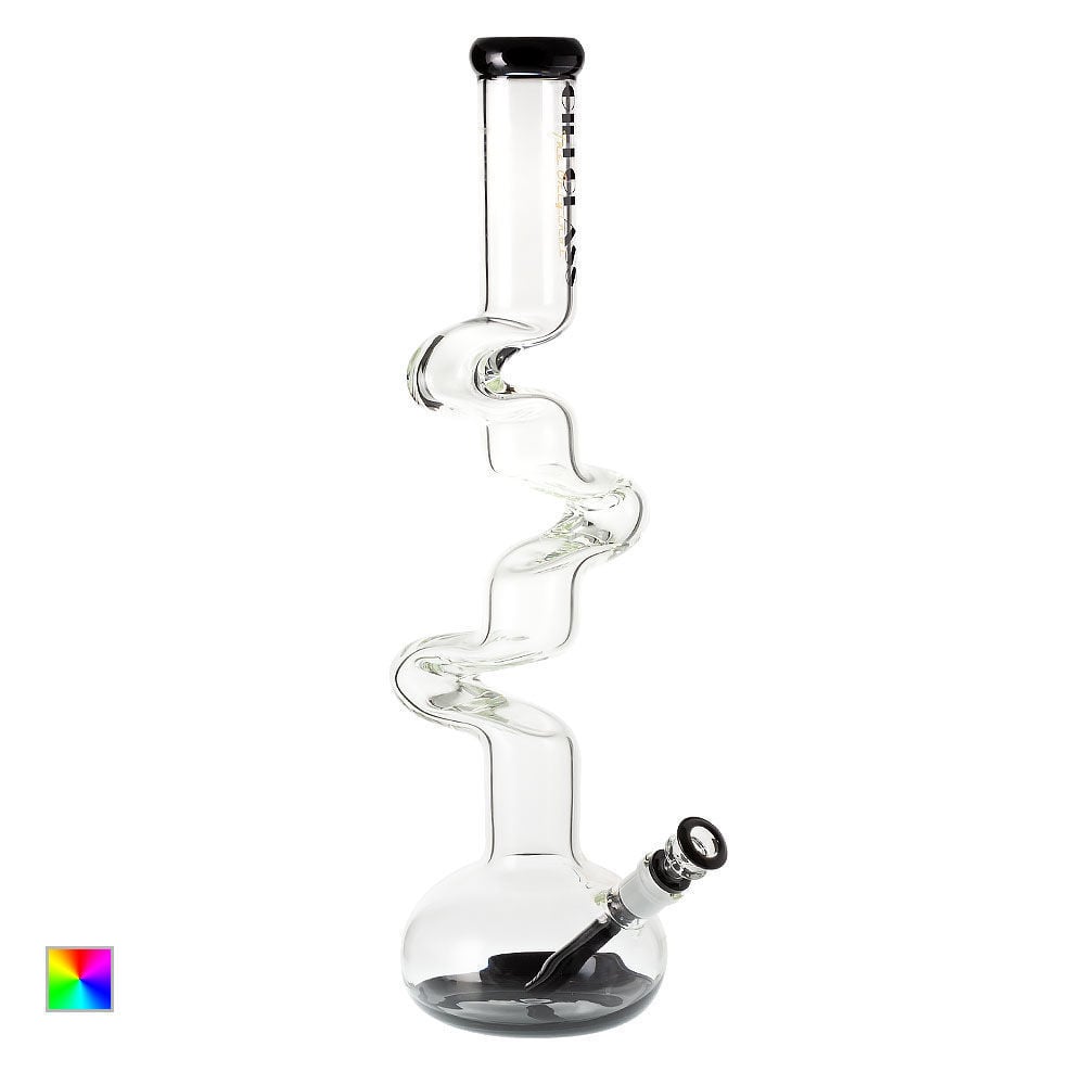 Gili Glass – Mega Zig-Zag 20" Thick Glass Bong | Smoking Outlet