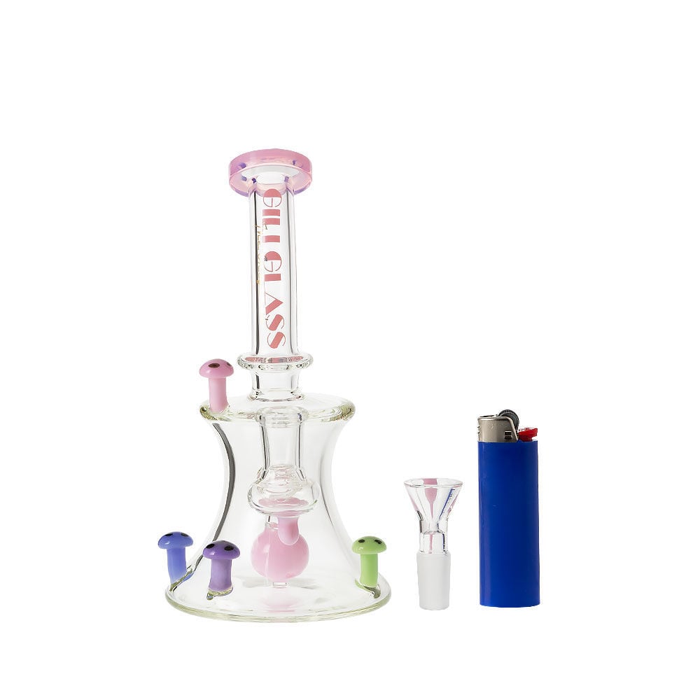Gili Glass – Magic Mushroom 7" Glass Bong | Smoking Outlet