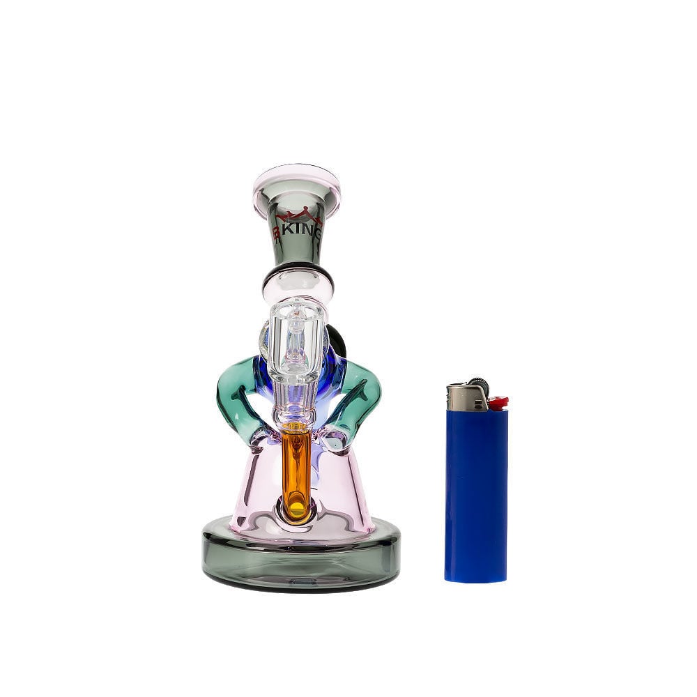HB King – Solar Beam 6" Recycler Dab Rig | Smoking Outlet