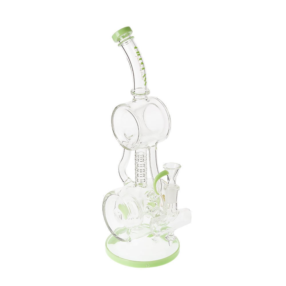 Gili Glass – Spine-Tingler 13" Recycler Bong | Smoking Outlet