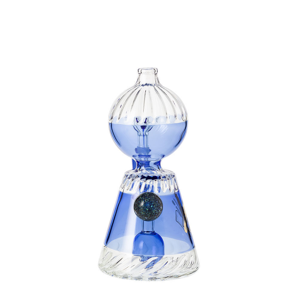 Gili Glass – Crystal Ball 7" Blue Percolator Bong | Smoking Outlet
