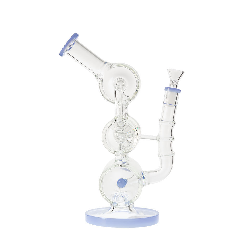 Infiniti Coil – 10" Inline Perc Recycler Bong | Smoking Outlet