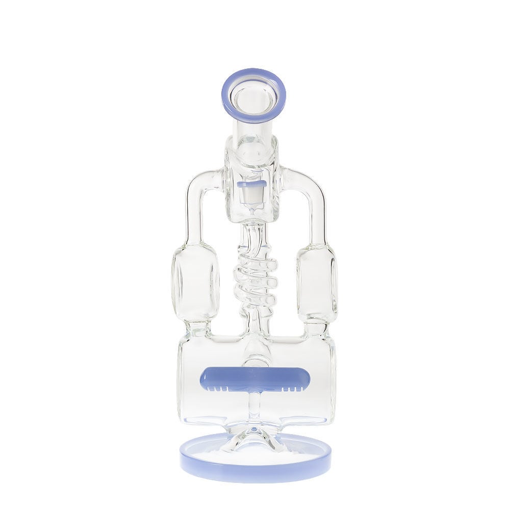 Infiniti Coil – 10" Inline Perc Recycler Bong | Smoking Outlet