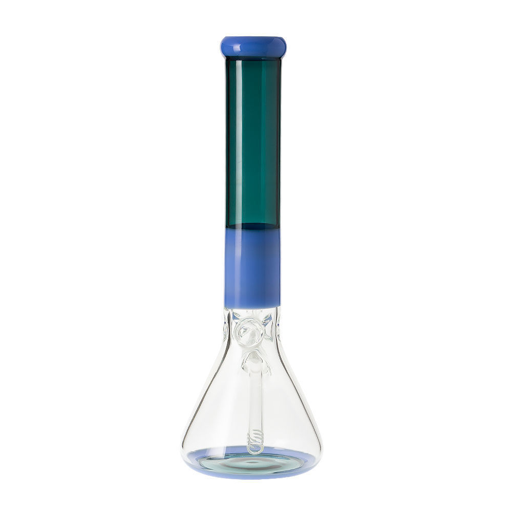 Blue Smoke – 15" Glass Beaker Bong | Smoking Outlet