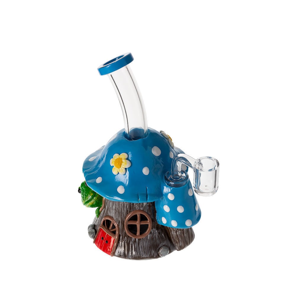 House of Shrooms – 6.5" Showerhead Dab Rig | Smoking Outlet