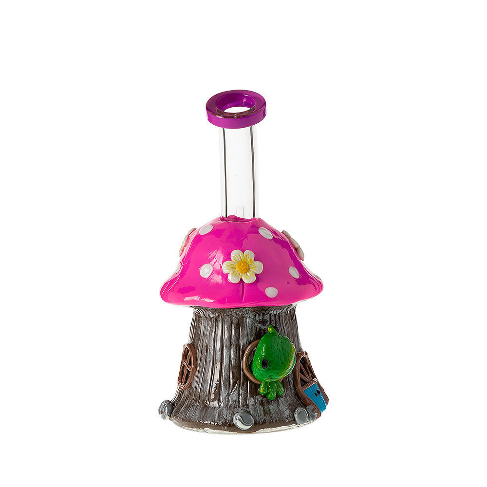 House of Shrooms – 6.5" Showerhead Dab Rig | Smoking Outlet