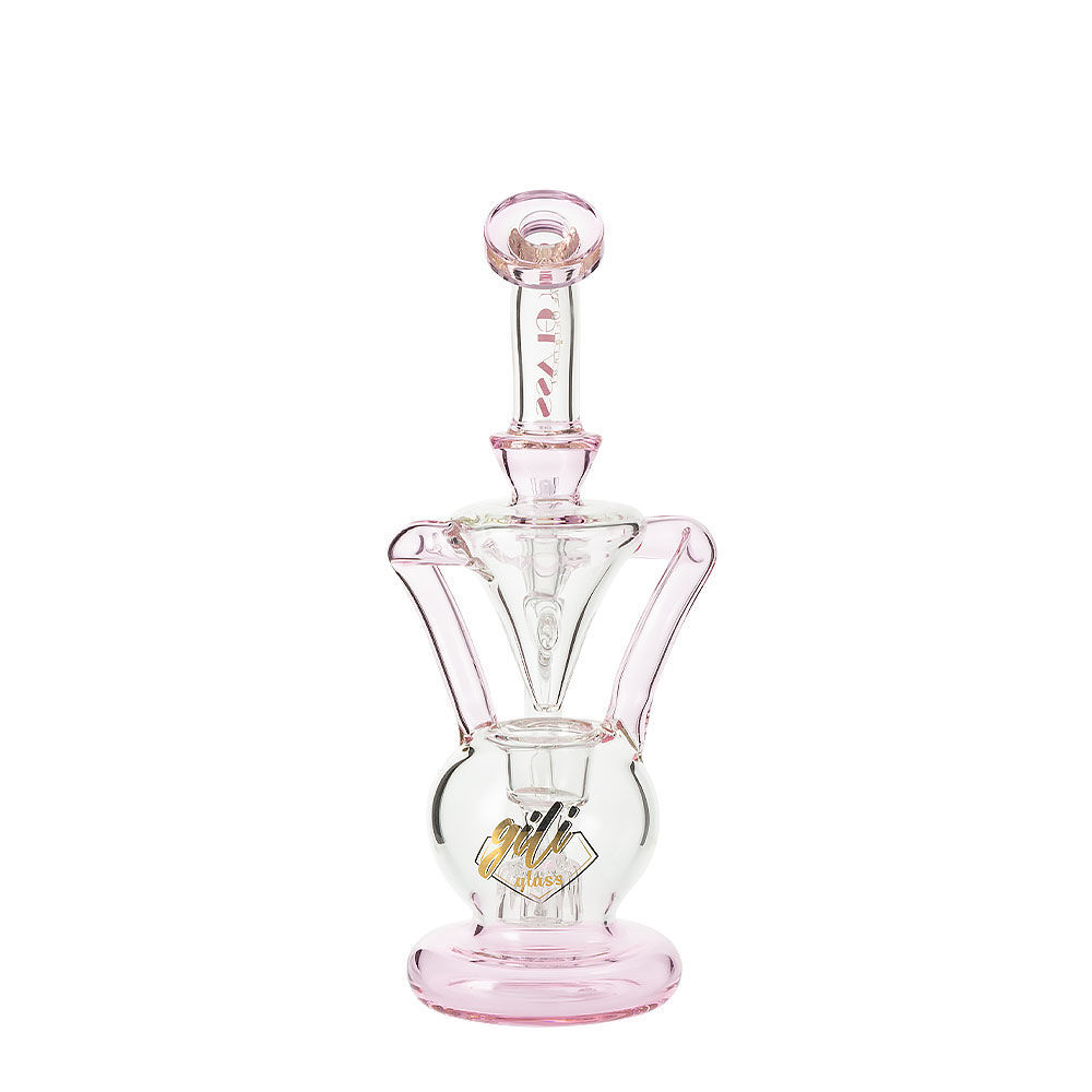 Gili Glass – The Rose Recycler 9" Dab Rig | Smoking Outlet