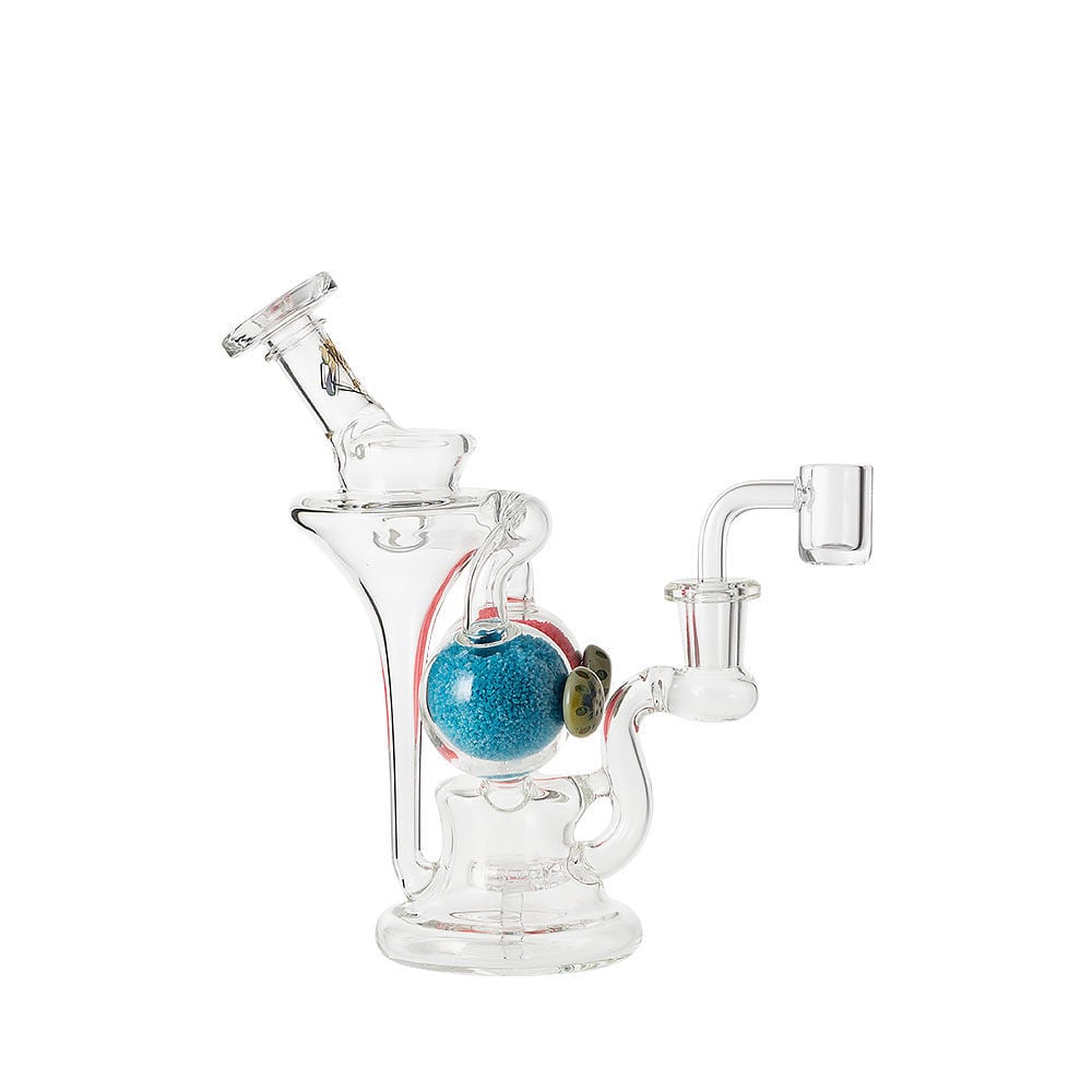 Gili Glass – Double Sphere 7" Recycler Dab Rig | Smoking Outlet
