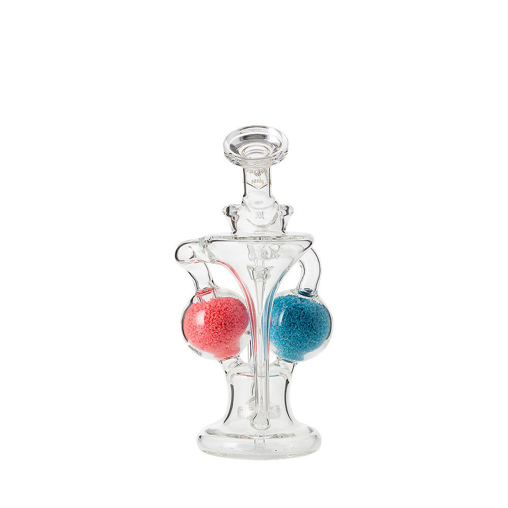 Gili Glass – Double Sphere 7" Recycler Dab Rig | Smoking Outlet