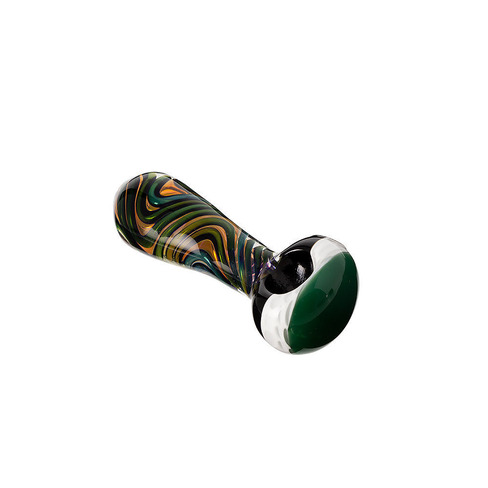 Time Warp – 4.5" Thick Glass Spoon Pipe | Smoking Outlet