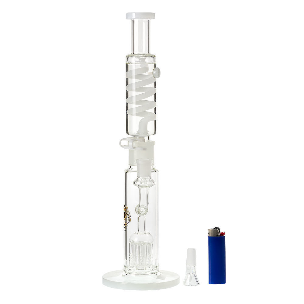 Gili Glass – Glycerin Coil 14.5" Cooling Bong | Smoking Outlet