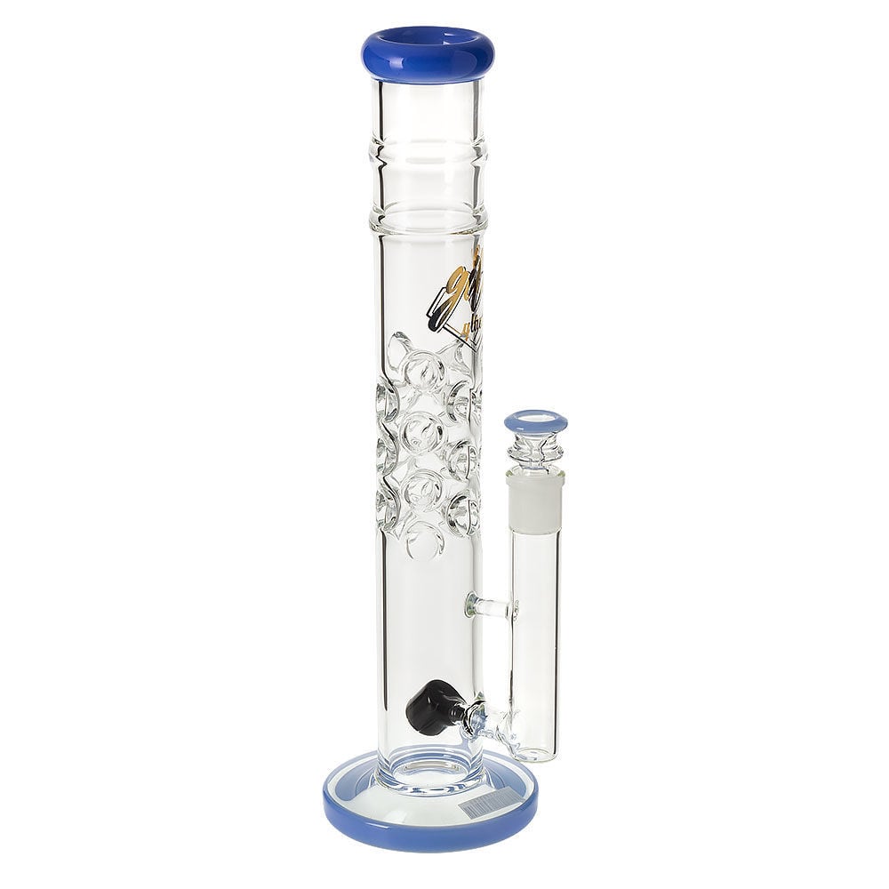 Gili Glass – Ice Stack 15" Straight Tube Bong | Smoking Outlet
