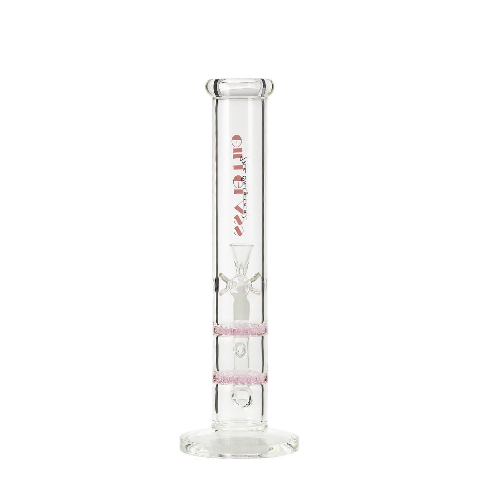 Gili Glass – Double Honeycomb Perc 10" Tube Bong | Smoking Outlet