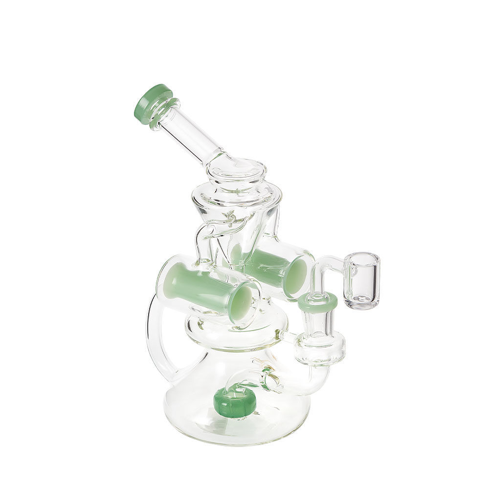 Gili Glass – Terp Temple 8" Recycler Dab Rig | Smoking Outlet