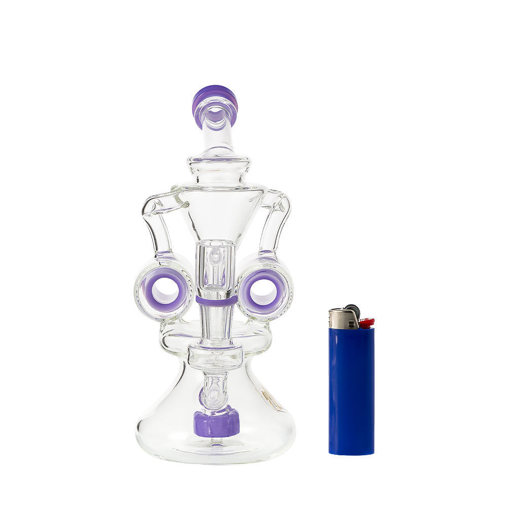 Gili Glass – Terp Temple 8" Recycler Dab Rig | Smoking Outlet