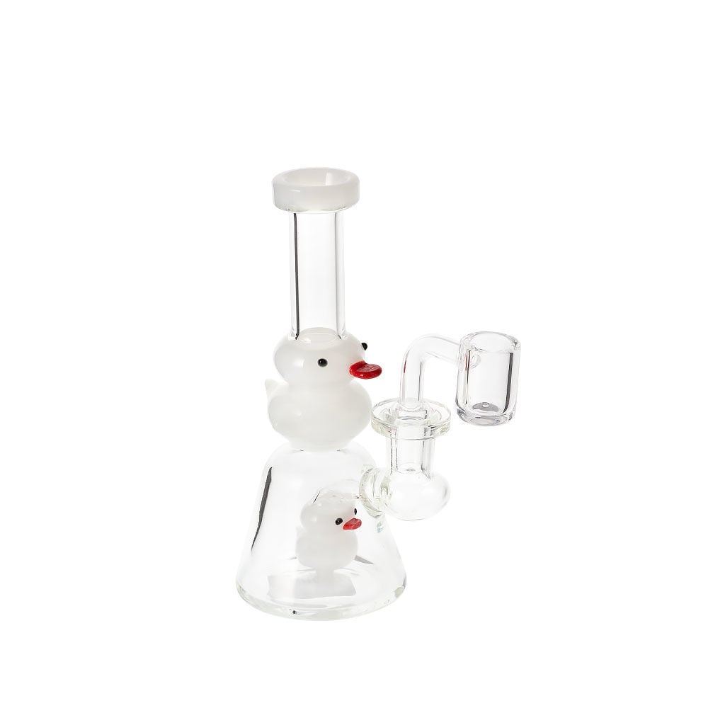 Dabbing Duck – 6" Glass Percolator Dab Rig | Smoking Outlet