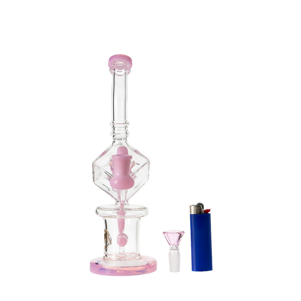 Gili Glass Infinity Cube 95 Swiss Inline Perc Bong Smoking Outlet
