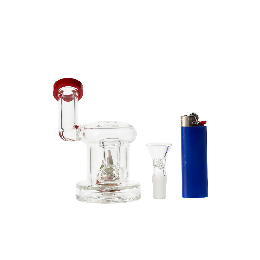 Super Sidecar – 4" Handheld Percolator Bong | Smoking Outlet