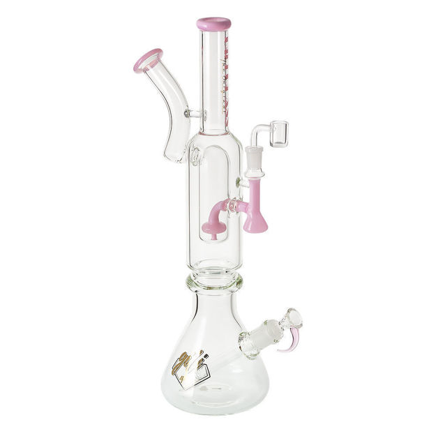 Gili Glass – 2-in-1 Tall Beaker Bong & Dab Rig Hybrid | Smoking Outlet