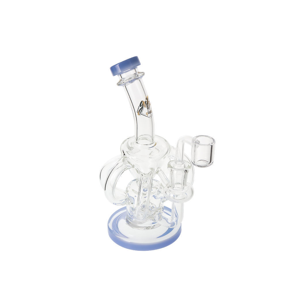 Gili Glass – 6-Arm Showerhead Recycler Dab Rig | Smoking Outlet