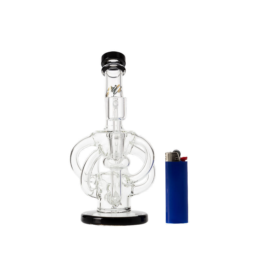 Gili Glass – 6-Arm Showerhead Recycler Dab Rig | Smoking Outlet
