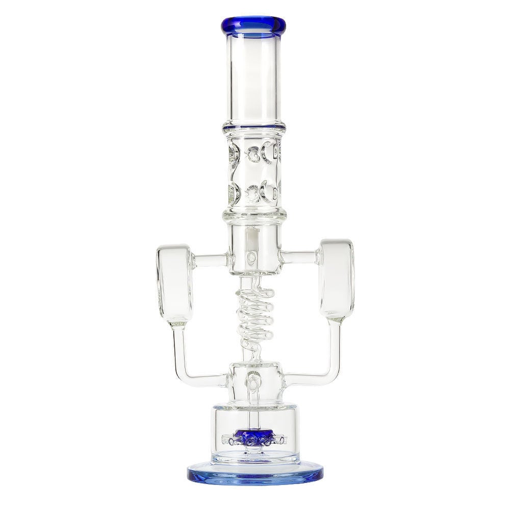 The Odyssey – 17" Sprinkler Perc Recycler Bong | Smoking Outlet
