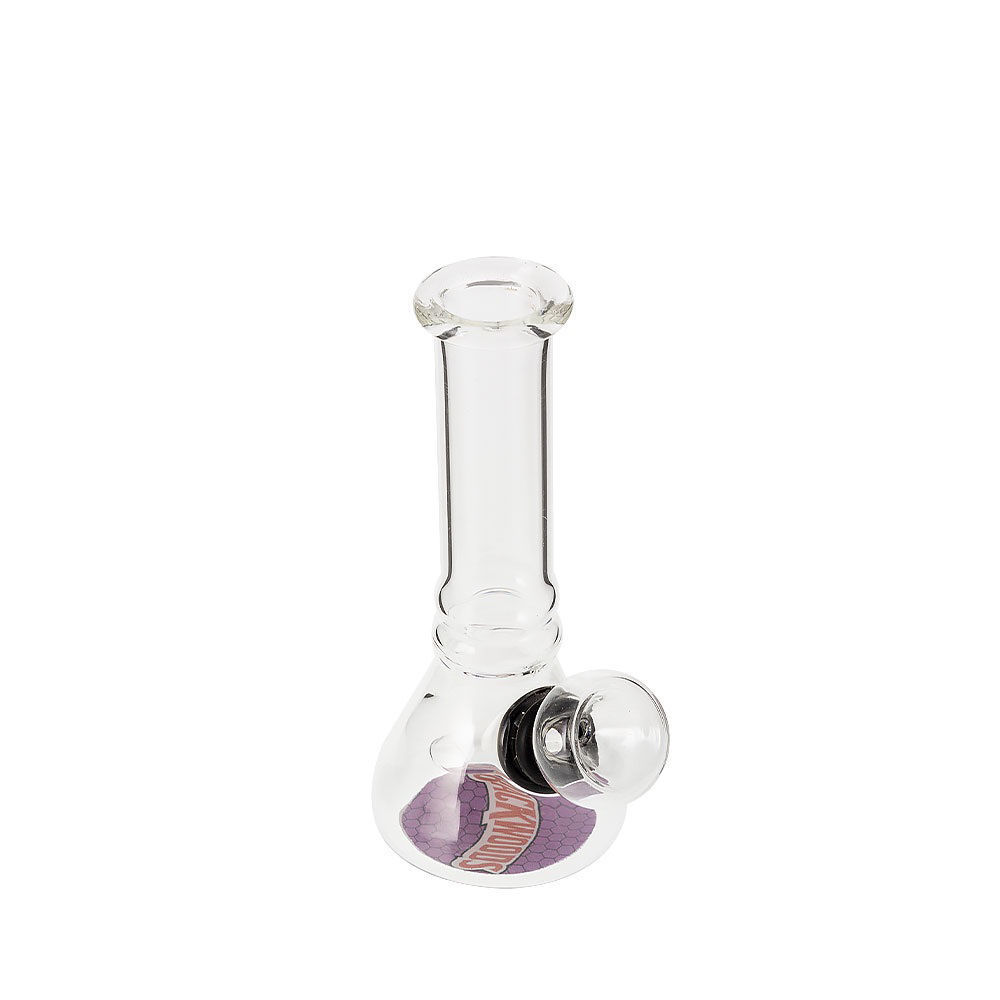 Micro Toke – 4.5" Mini Glass Bubbler Bong | Smoking Outlet