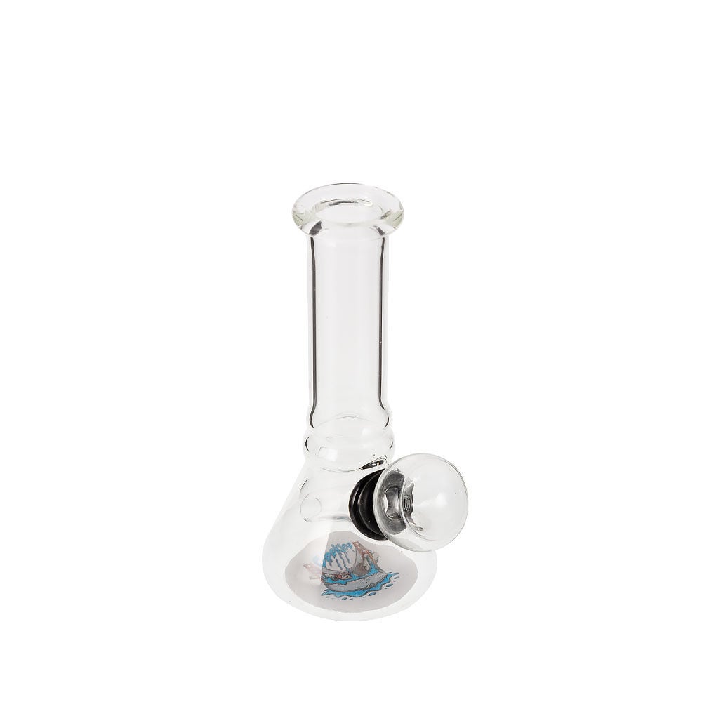 Micro Toke – 4.5" Mini Glass Bubbler Bong | Smoking Outlet