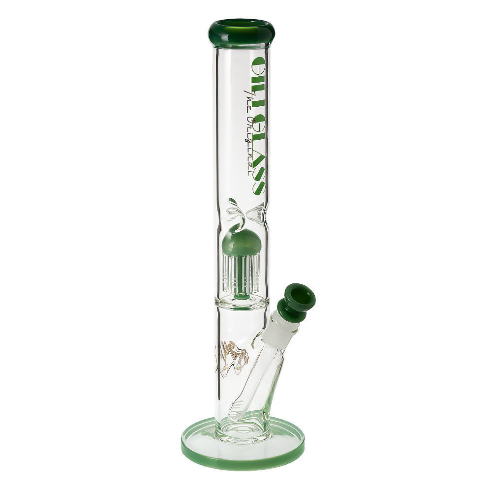 Gili Glass – 15" Supreme Thick Straight Tube Bong | Smoking Outlet