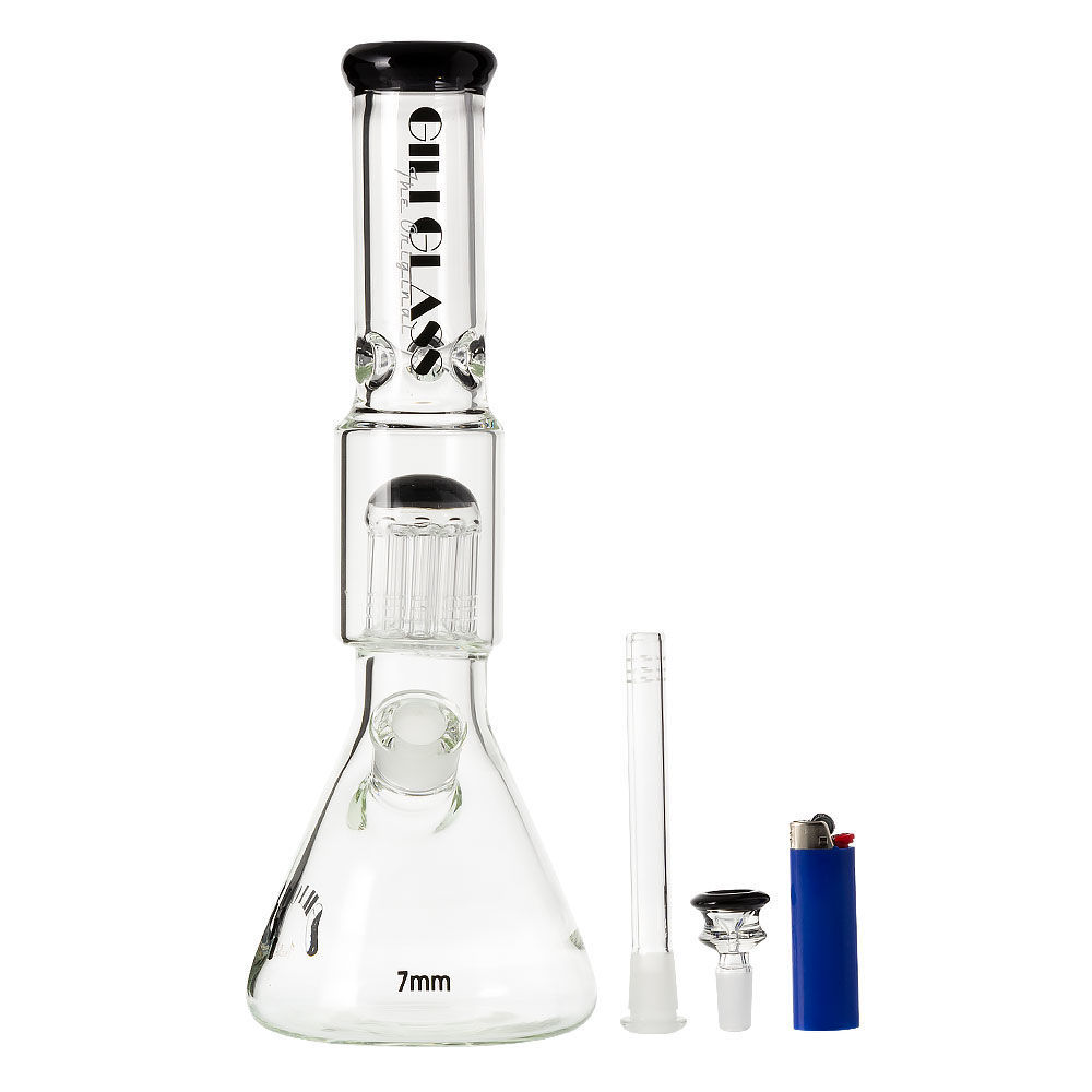 Gili Glass – Hefty Hitter 7mm Tree Beaker Bong | Smoking Outlet