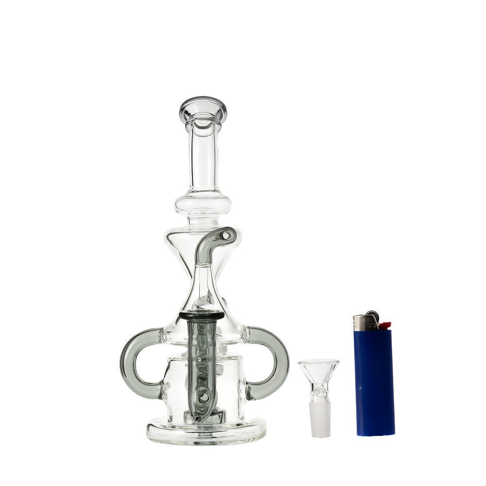 Subzero Recycler – 8.5" Showerhead Coil Bong | Smoking Outlet