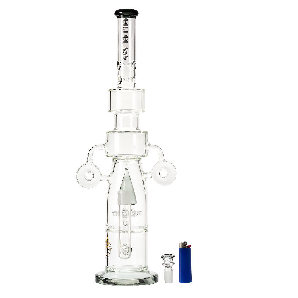 Gili Glass – Donut Sprinkler 21" Tall Percolator Bong | Smoking Outlet