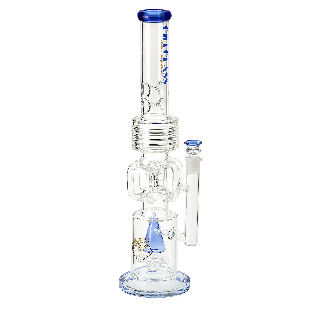 Gili Glass – Tower of Power 19.5" Sprinkler Perc Bong | Smoking Outlet
