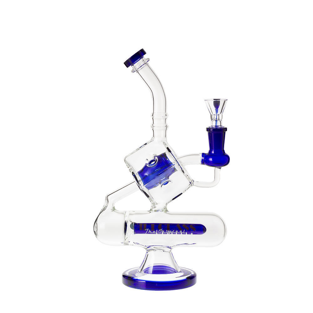 Gili Glass – Inception Cube 10" Swiss Perc Bong | Smoking Outlet