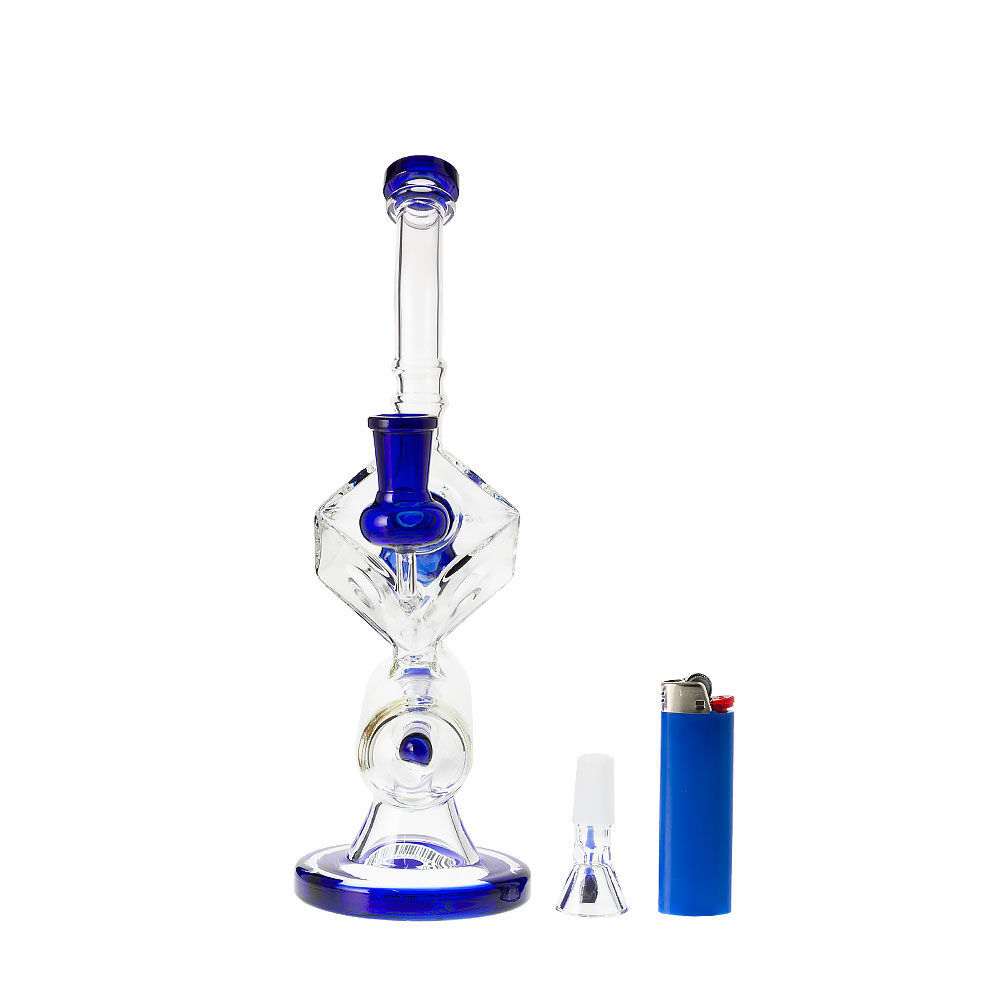 Gili Glass – Inception Cube 10" Swiss Perc Bong | Smoking Outlet