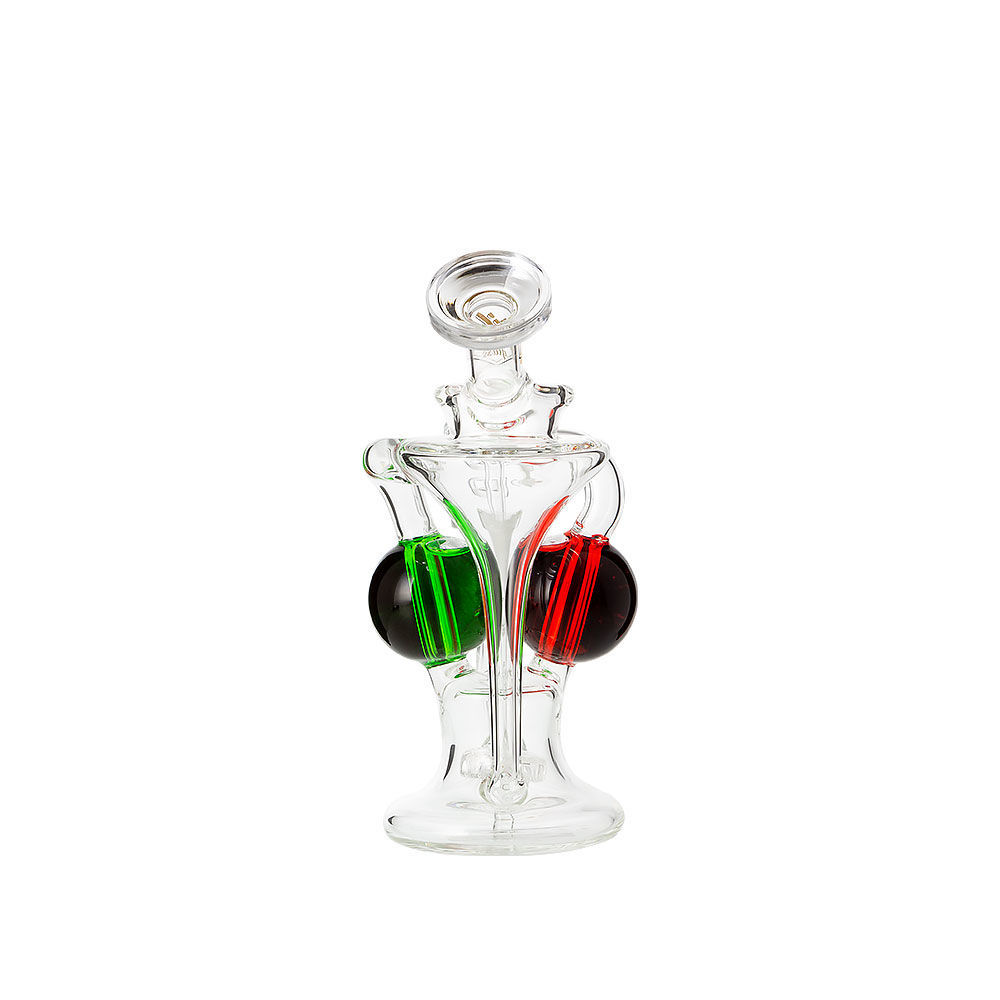 Gili Glass – Glycerin Orb 7" Recycler Bong or Dab Rig | Smoking Outlet