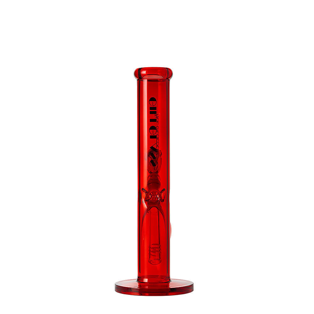 Gili Glass – Neon 10" Glass Straight Tube Bong | Smoking Outlet
