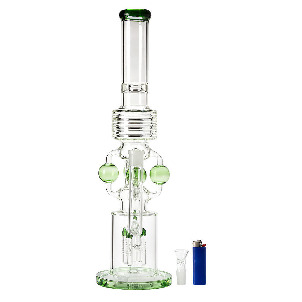 The Aqueduct – 19" Rocket Perc Tall Glass Bong | Smoking Outlet