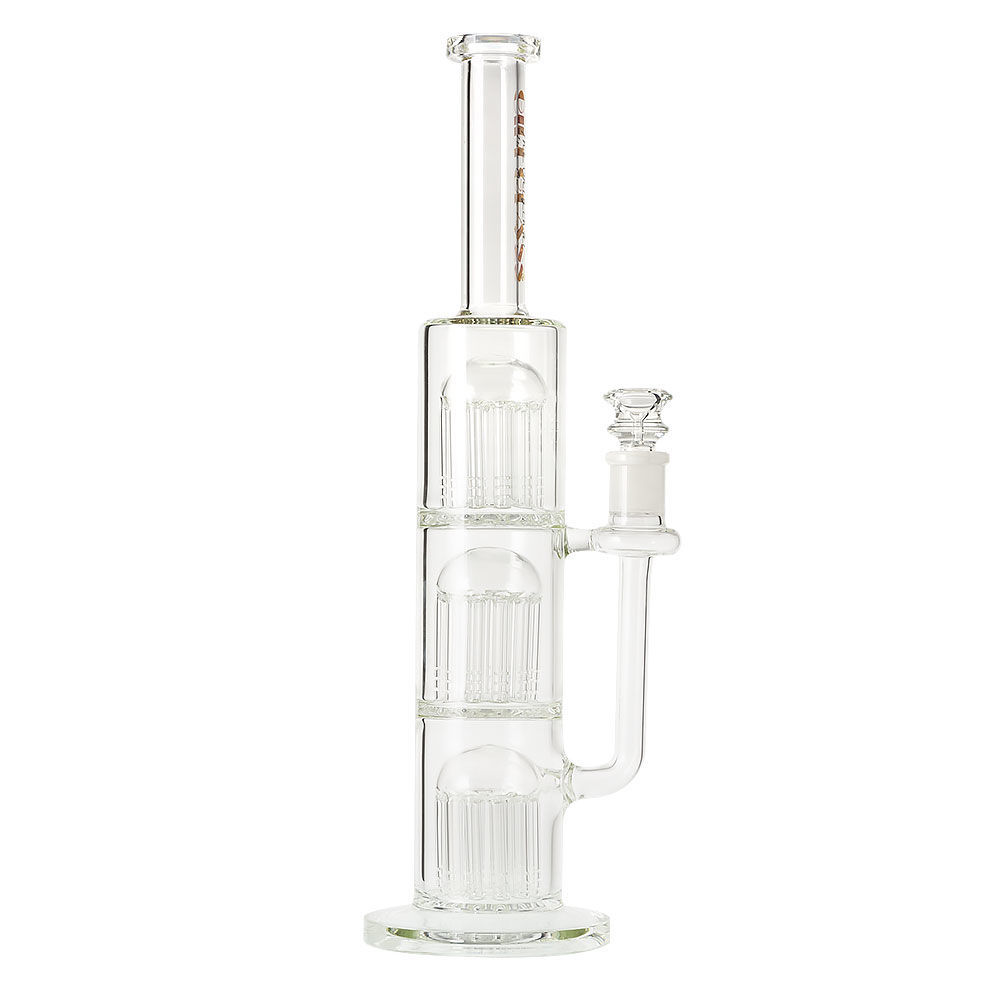 Gili Glass – Triple-Tree Chiller 15" Glass Bong | Smoking Outlet