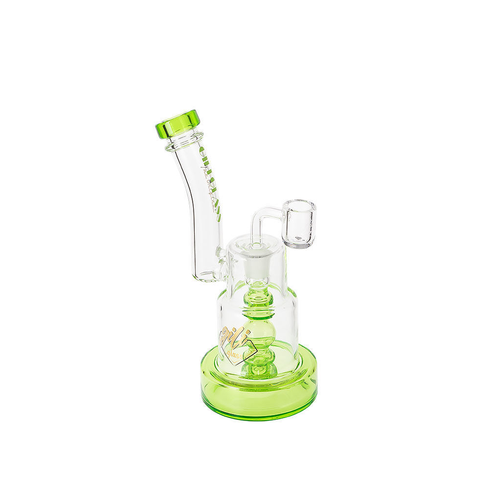 Gili Glass – Stacked Tier 7.5" Showerhead Dab Rig | Smoking Outlet