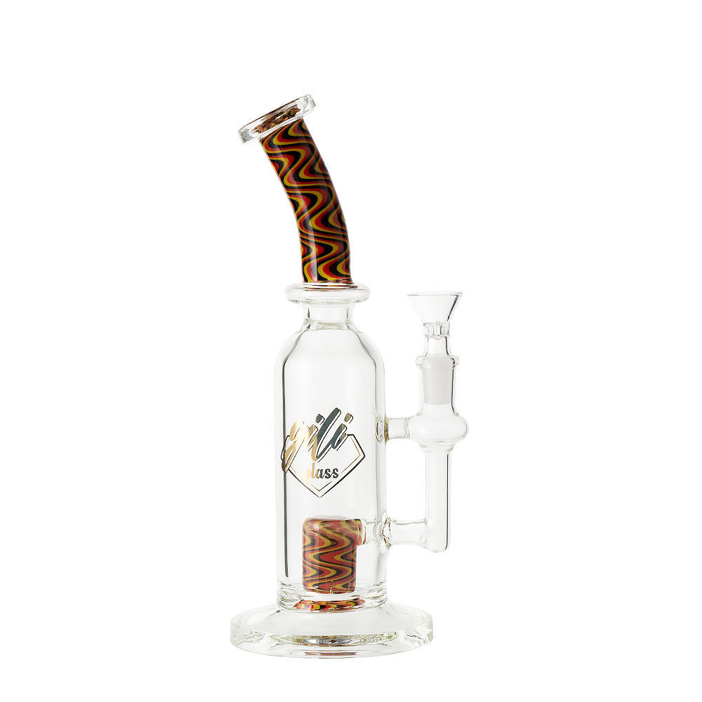 Gili Glass – Groovy Wave 9.5" Percolator Water Pipe | Smoking Outlet
